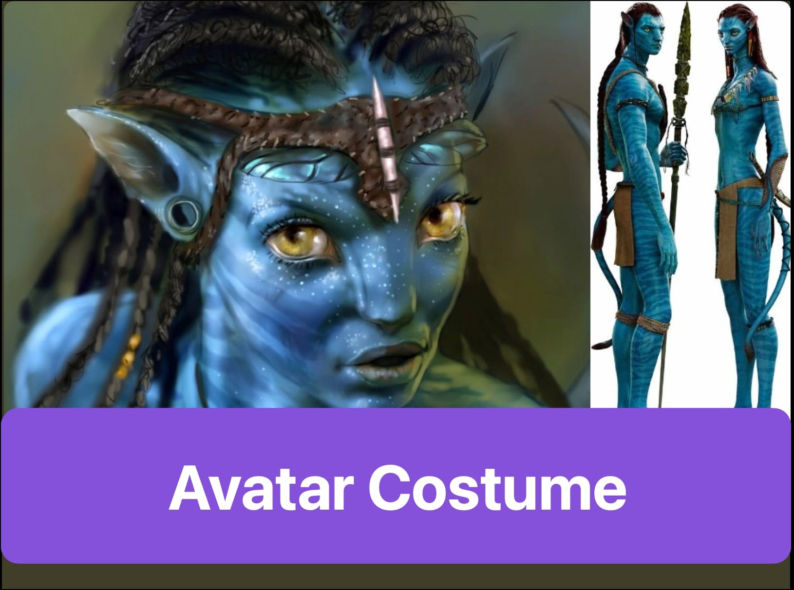 Full Body Avatar Costume Halloween Cosplay Kostüm 3D Stil Body Für